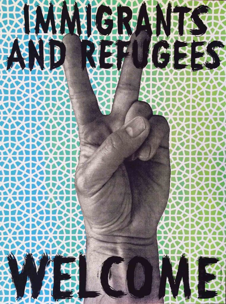 Immigrants and Refugees Welcome - Just Seeds poster - Migrant Rights ...