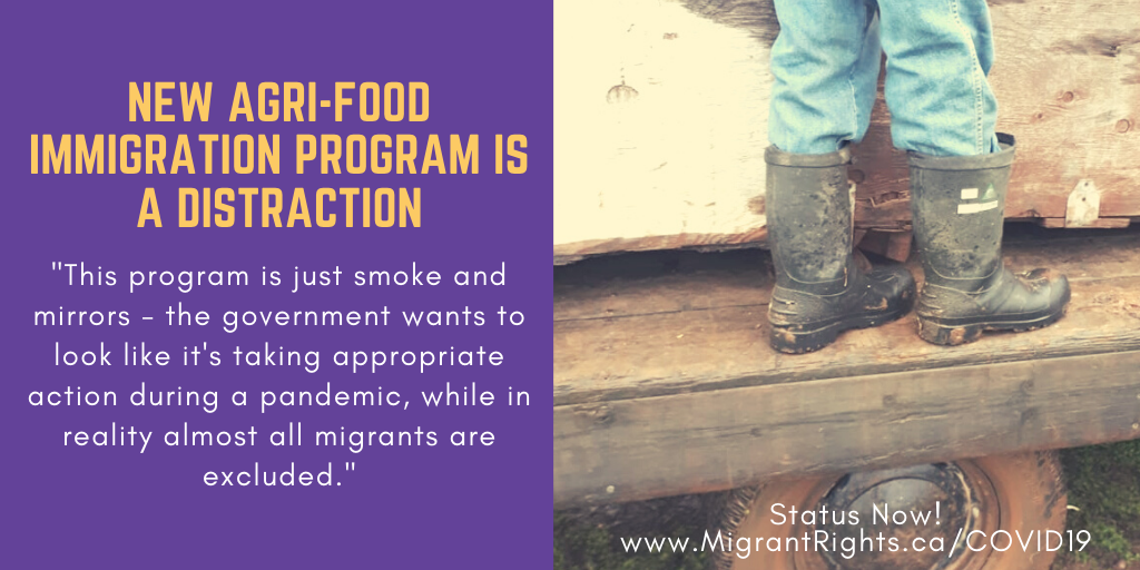 New Agri-Food Immigration Pilot Program Does Not Meet Migrant Needs ...