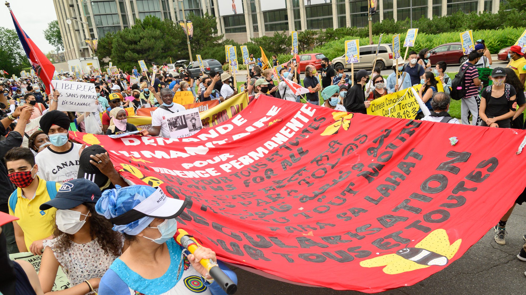 Our historic March to Ottawa - Migrant Rights Network