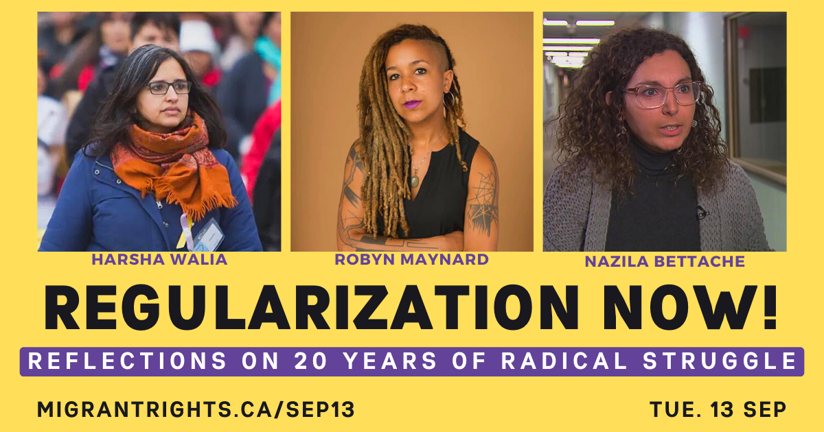 Robyn Maynard, Harsha Walia & Nazila Bettache In Conversation ...